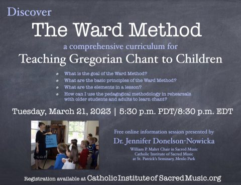 Catholic Institute of Sacred Music – The Catholic Institute of Sacred ...